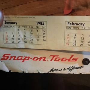 Accessories | Snapon Tools Vintage 1985 Snapon Tools Calendar | Poshmark